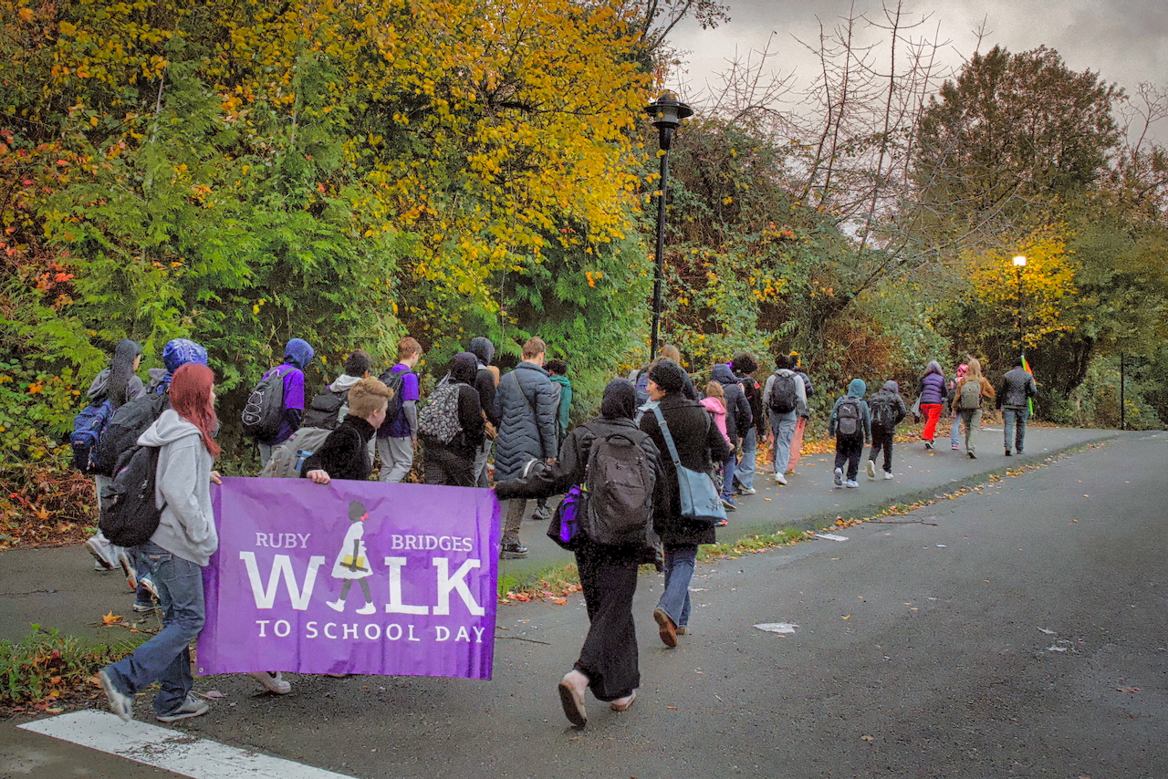 Civil rights pioneer Ruby Bridges honored on 'Walk to School Day' | Westside Seattle